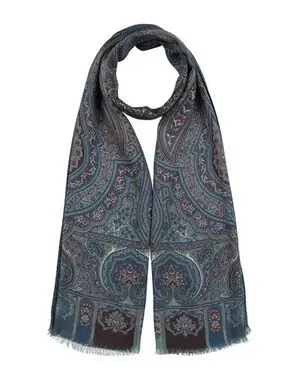 Etro Scarf Modal, Silk - Navy