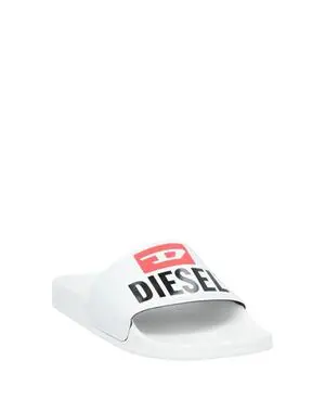 DIESEL Rubber Pool Slides - White