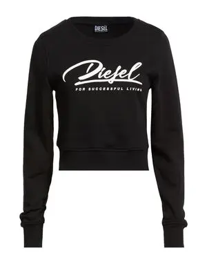 DIESEL® Sweatshirt In Cotton And Elastane - Black