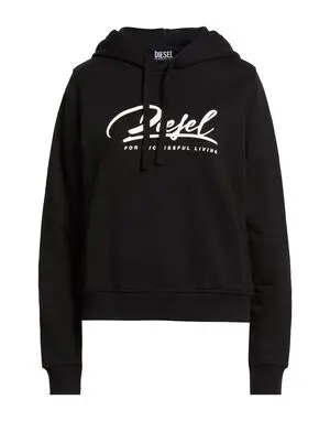 DIESEL® Cotton-blend French Terry Sweatshirt - Black