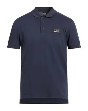 EA7 Polo Shirt Size Cotton - Navy