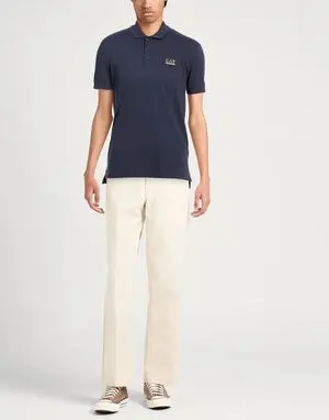 EA7 Polo Shirt Size Cotton - Navy