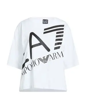 EA7 Logo-print T-shirt - White