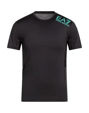 EA7 Crewneck Short Sleeve T-shirt - Black