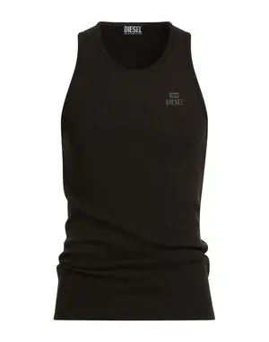 DIESEL Tank Top Size Cotton, Elastane - Black