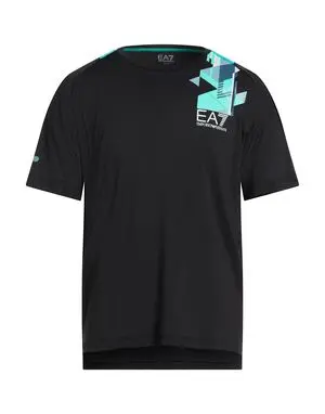 EA7 T-shirt Size Polyester, Elastane - Black