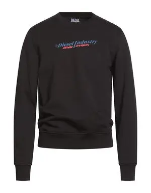 DIESEL® Cotton And Elastane Sweatshirt - Black