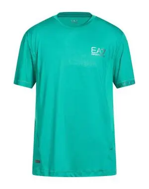 EA7 T-shirt Size Polyester, Elastane - Green
