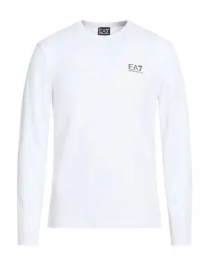 EA7 Cotton And Elastane Long Sleeve T-shirt