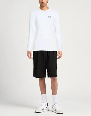 EA7 Cotton And Elastane Long Sleeve T-shirt
