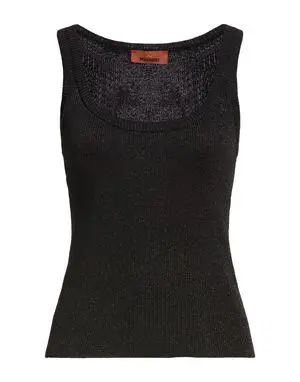 Missoni Knitted Metallic Top - Black