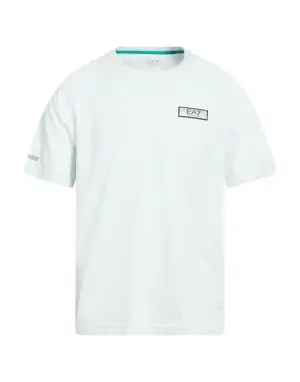 EA7 T-shirt Sky Size Polyester, Cotton, Elastane
