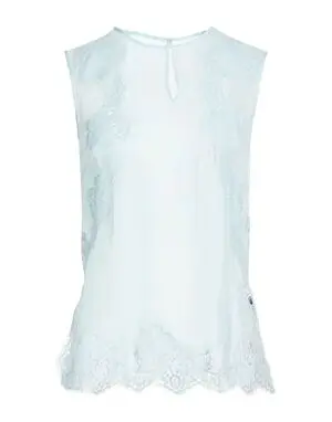 Dolce & Gabbana Silk Blend Top - Blue