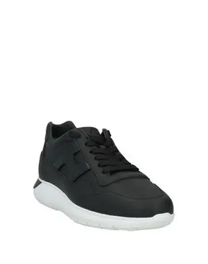 Hogan Leather Low-top Sneakers - Black