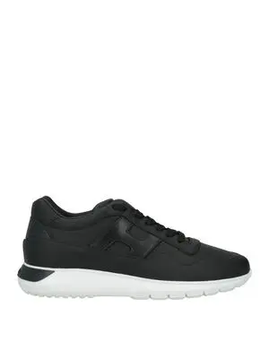 Hogan Leather Low-top Sneakers - Black