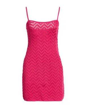 Missoni Knitted Mini Dress - Fuchsia