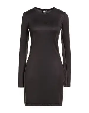 DIESEL® Mini Dress In Modal, Polyester, And Elastane