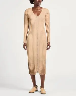 KONTATTO Midi Ribbed-knit Bodycon Dress