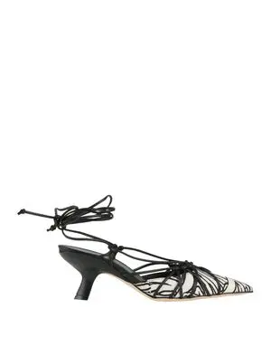 VIC MATIE Textile Fiber And Leather Pumps