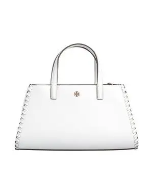 Tory Burch Leather Tote Bag - White