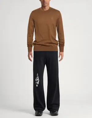 DIESEL® Cotton Crewneck Sweater - Brown