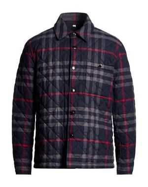 Burberry Quilted Cotton Puffer Jacket - Blue