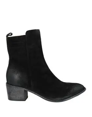 Moma Suede Ankle Boots - Black