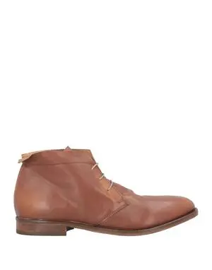 Moma Ankle Boots In Calfskin - Brown