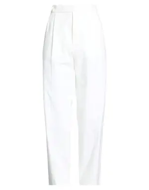 TOD'S Tapered High Waisted Pants - White