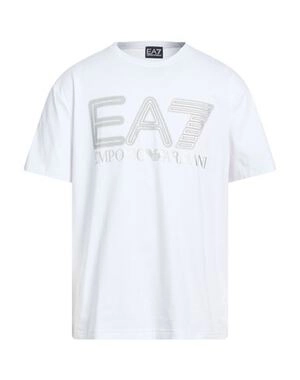 EA7 T-shirt Size Cotton, Elastane - White
