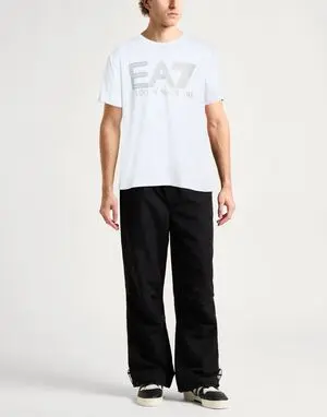 EA7 T-shirt Size Cotton, Elastane - White