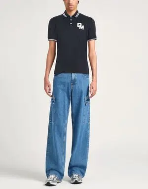 EA7 Polo Shirt Size Cotton - Blue