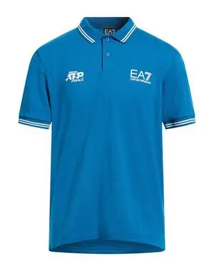 EA7 Polo Shirt Size Polyester, Cotton, Elastane