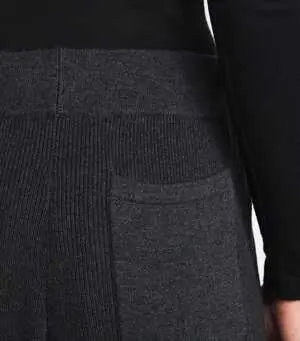 L'Agence Stretch-knit Milly Wide-leg Trousers