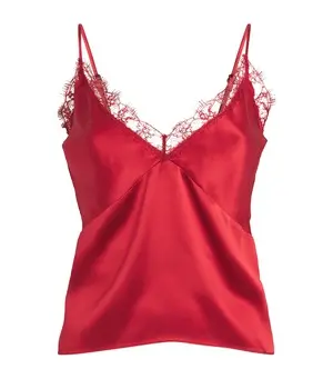 Kiki De Montparnasse Lace-trimmed Cami Top