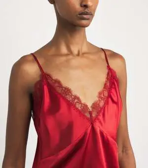 Kiki De Montparnasse Lace-trimmed Cami Top