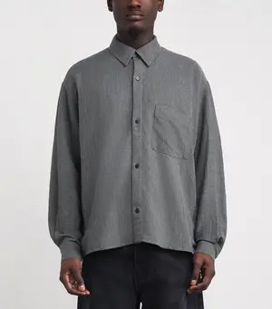 WON HUNDRED Check Maza Shirt - Grey