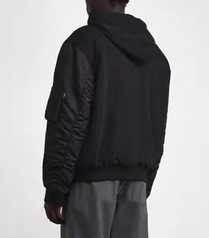 MAISON MARGIELA Padded Hooded Bomber Jacket