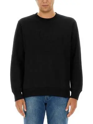 Paul Smith Cotton Sweatshirt - Black