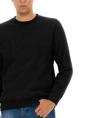 Paul Smith Cotton Sweatshirt - Black