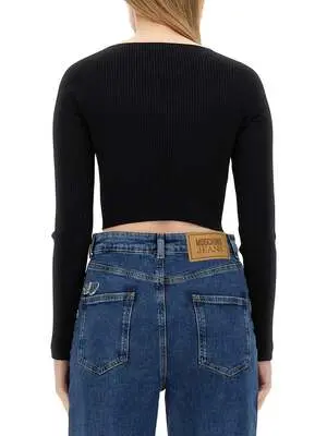 Moschino Ribbed Knit Top
