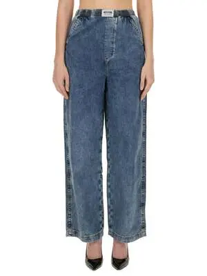 Moschino Wide Leg Jeans For Women