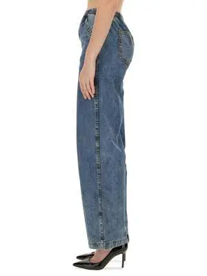 Moschino Wide Leg Jeans