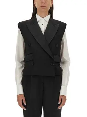 Dolce & Gabbana Double-breasted Sleeveless Jacket