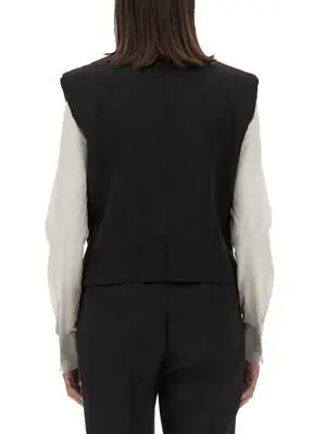 Dolce & Gabbana Double-breasted Sleeveless Jacket