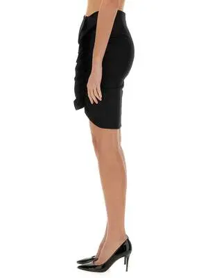 Nina Ricci Midi Skirt With Draped Detailing