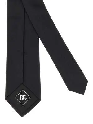 Dolce & Gabbana Silk Neck Tie - Black