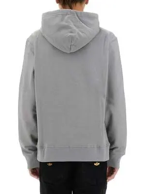 Versace Sweatshirt With Logo - Grey