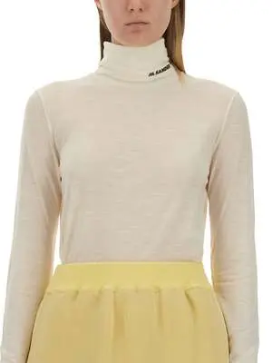 JIL SANDER Turtleneck Long Sleeve Shirt