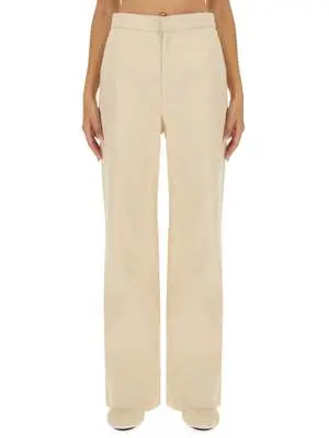 JIL SANDER Flared Pants - Ivory
